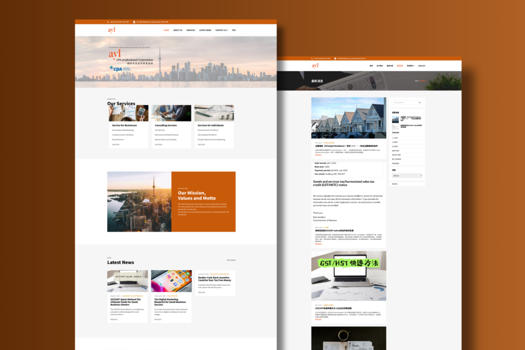 Toronto Accounting Firm Website Design Accounting Firm Website - Alstra ...